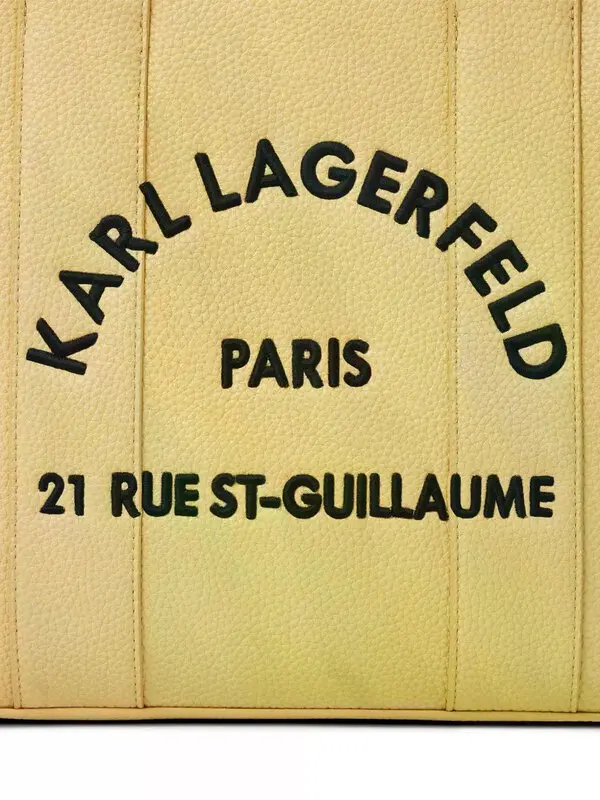 Karl Lagerfeld Rue St-guillaume Medium Tote - Yellow