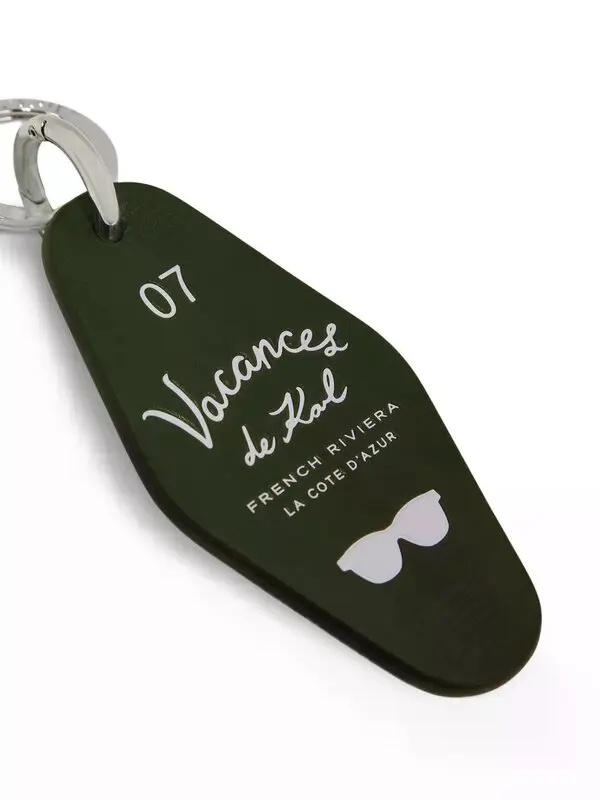 Karl Lagerfeld Vacances De Karl Keyring - Green