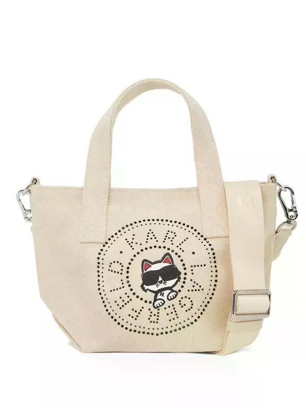 Karl Lagerfeld Ikon Choupette Tote Bag - Neutrals