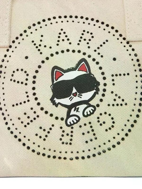 Karl Lagerfeld Ikon Choupette Tote Bag - Neutrals