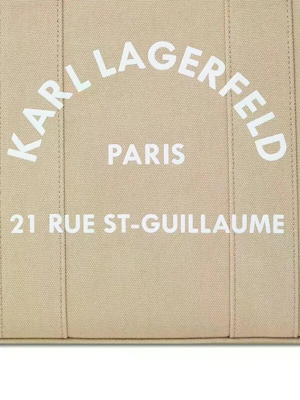 Karl Lagerfeld Rue St-guillaume Tote Bag - Neutrals