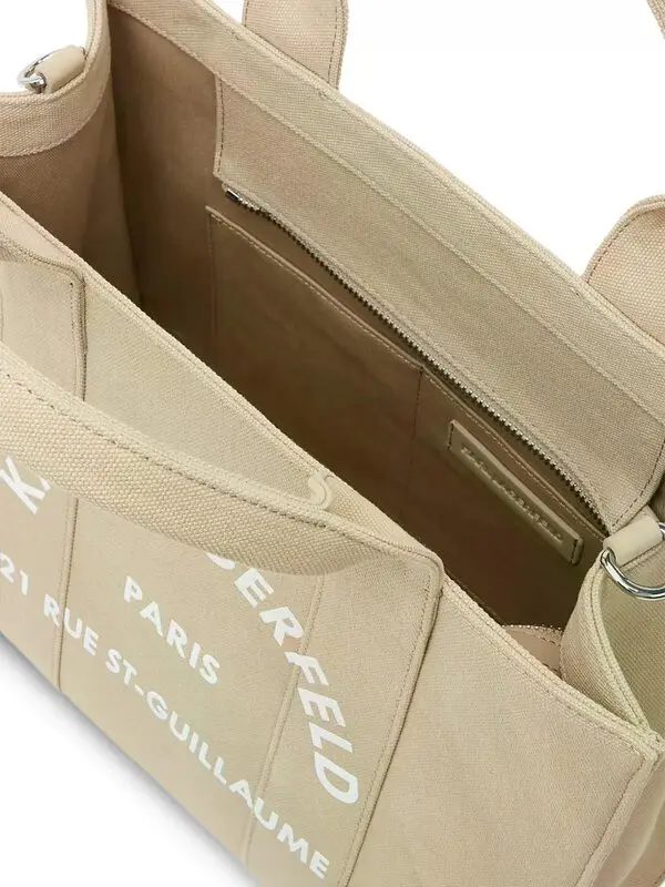Karl Lagerfeld Rue St-guillaume Tote Bag - Neutrals