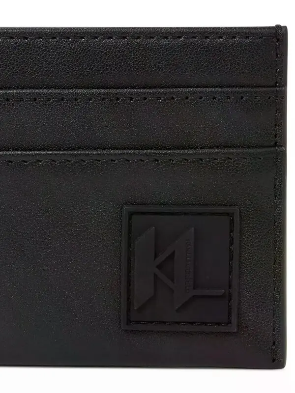 Karl Lagerfeld Monogram Patch Card Holder