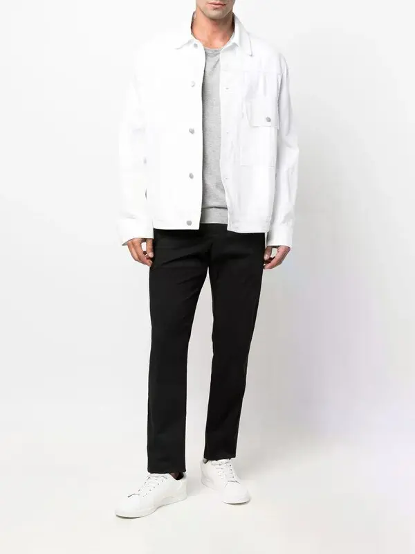 DONDUP Slim-cut Cotton Trousers