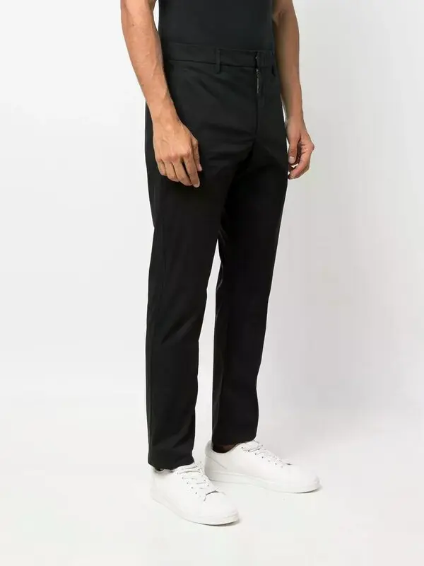 DONDUP Slim-cut Cotton Trousers