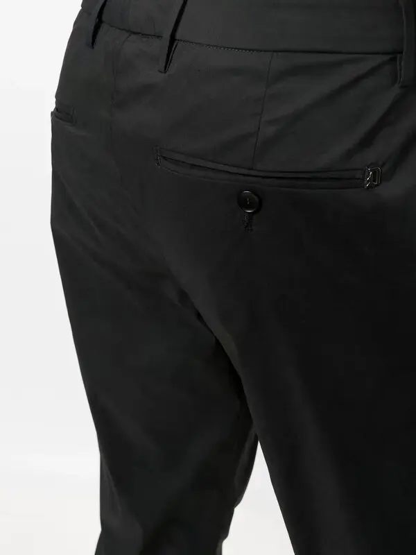 DONDUP Slim-cut Cotton Trousers
