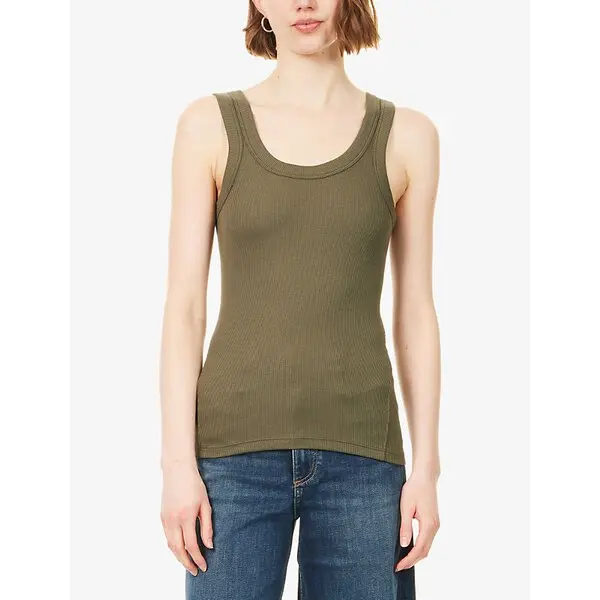 Rag & Bone Essential Stretch-rib Cotton Tank Top