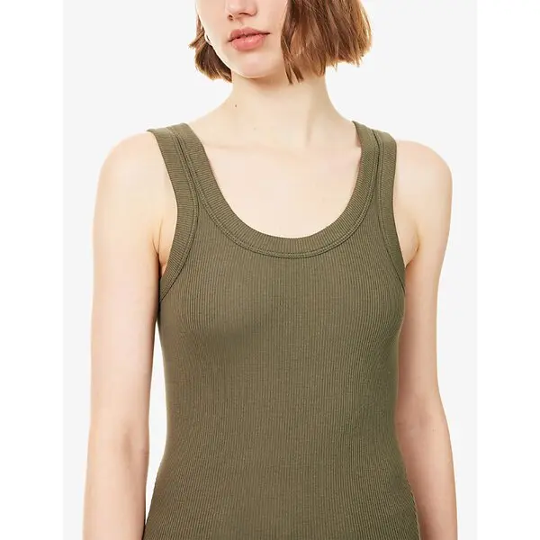 Rag & Bone Essential Stretch-rib Cotton Tank Top