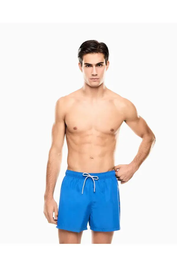 Emporio Armani Active Swimsuit In Technical Fabric