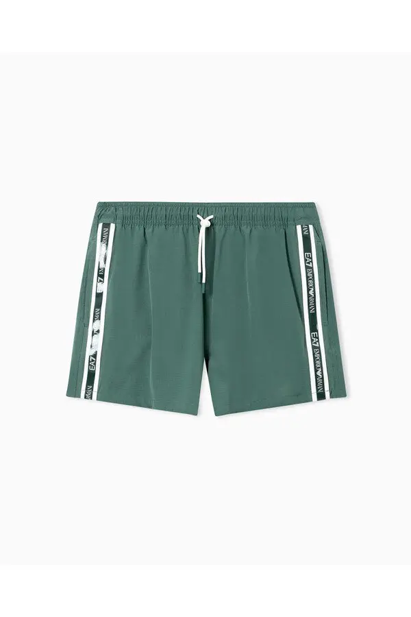 EA7 Technical Stretch Boxer Shorts - Green