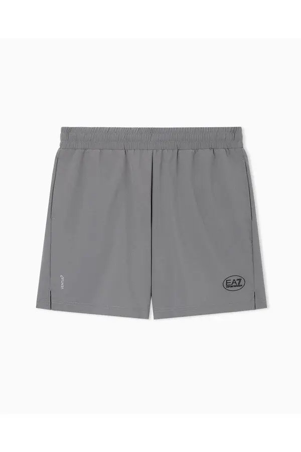 EA7 Tennis Pro Shorts In Ventus7 Technical Fabric - Grey
