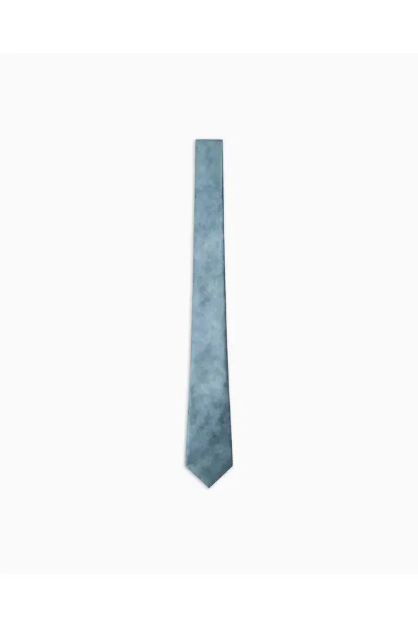 Giorgio Armani Pure Silk Neck Tie - Blue