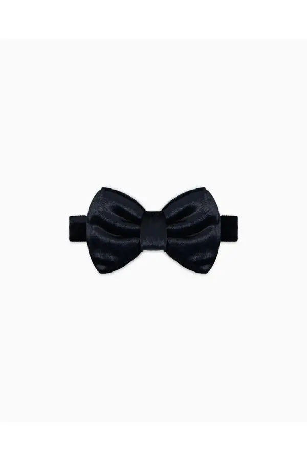 Giorgio Armani Viscose Bow Tie - Black