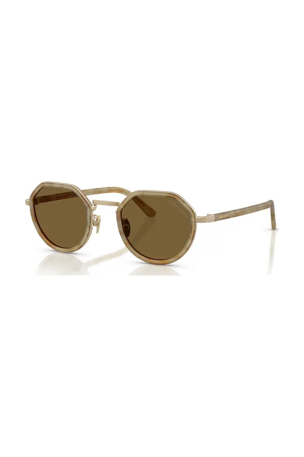 Giorgio Armani Round Frame Sunglasses - Brown