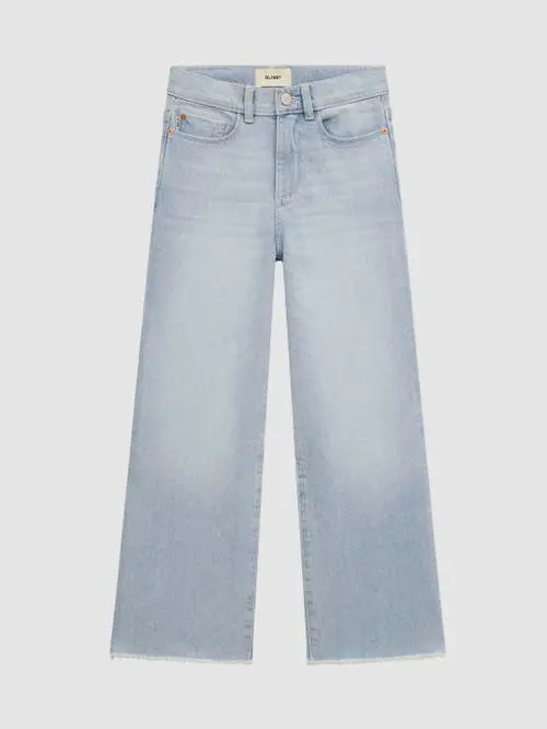 DL1961 Lily Wide Leg Jeans - Poolside
