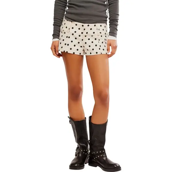 Free People Ana Polka Dot Micro Shorts