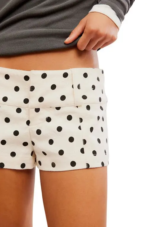 Free People Ana Polka Dot Micro Shorts