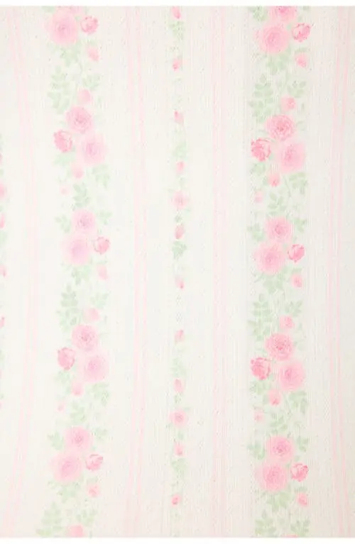 PJ Salvage Roses Are Pink Double Brushed Pointelle Short Pajamas