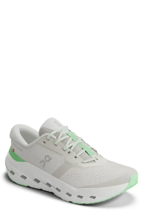 On Cloudrunner 3 Athletic Running Shoe - Ghost/verdite