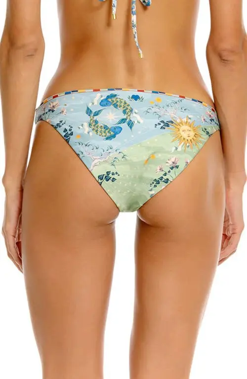 Agua Bendita Ilu Solstice Bikini Bottoms - Blue