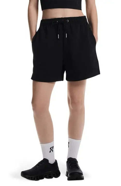On Club Collective Cotton-blend Fleece Shorts - Black
