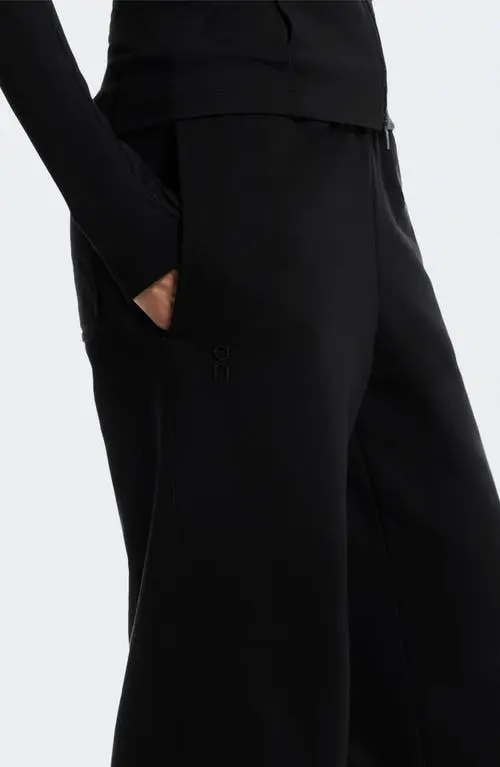 On Club Collective Cotton-blend Fleece Pants - Black