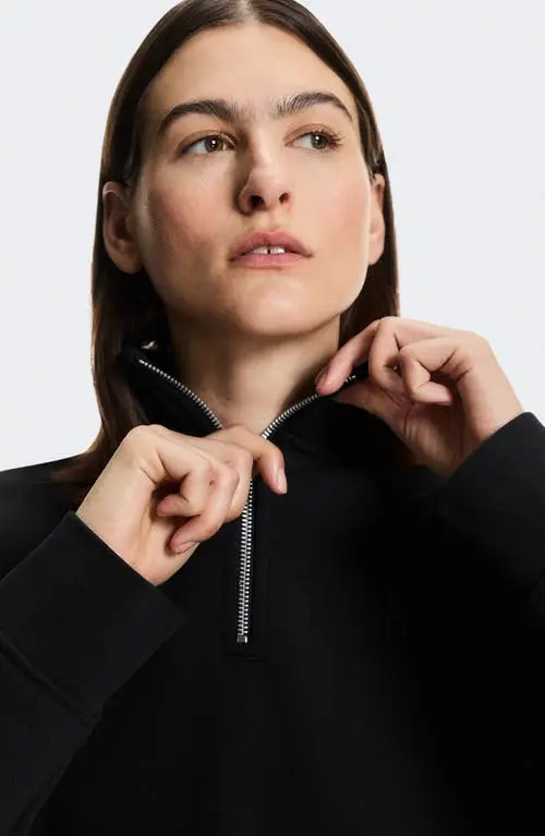 On Quarter-zip Sweatshirt - Black