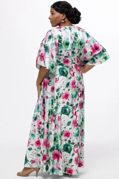 SYDNEY'S CLOSET Satin Maxi Gown