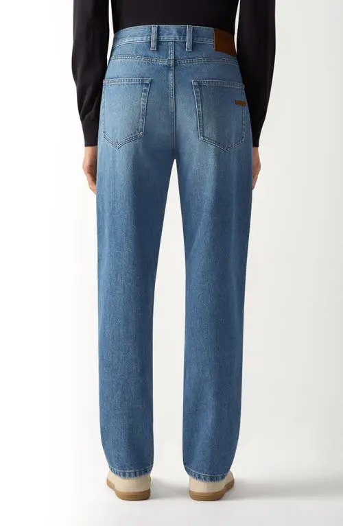Zegna Bleached Cotton Roccia Jeans