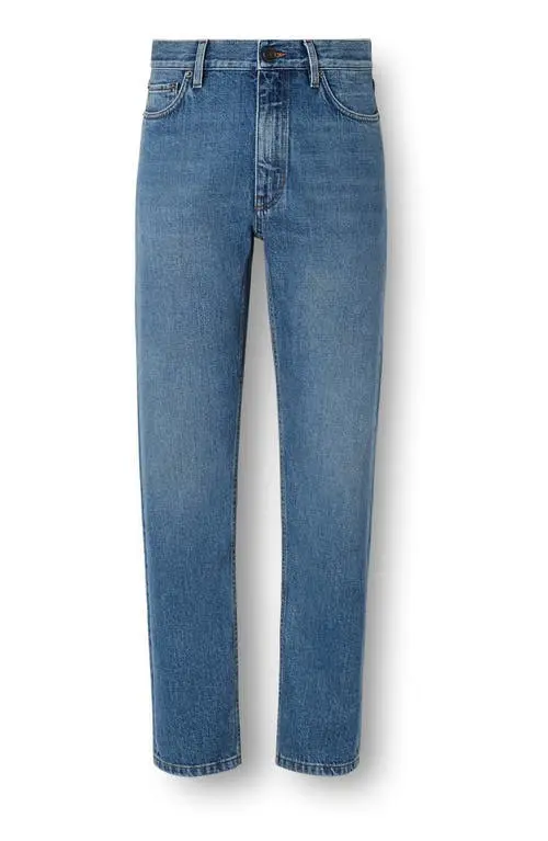 Zegna Bleached Cotton Roccia Jeans