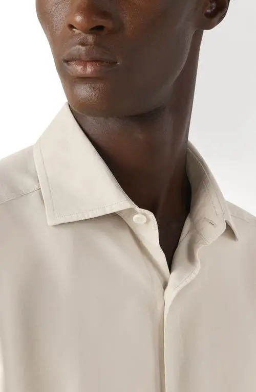 Zegna Silk Shirt - Ivory
