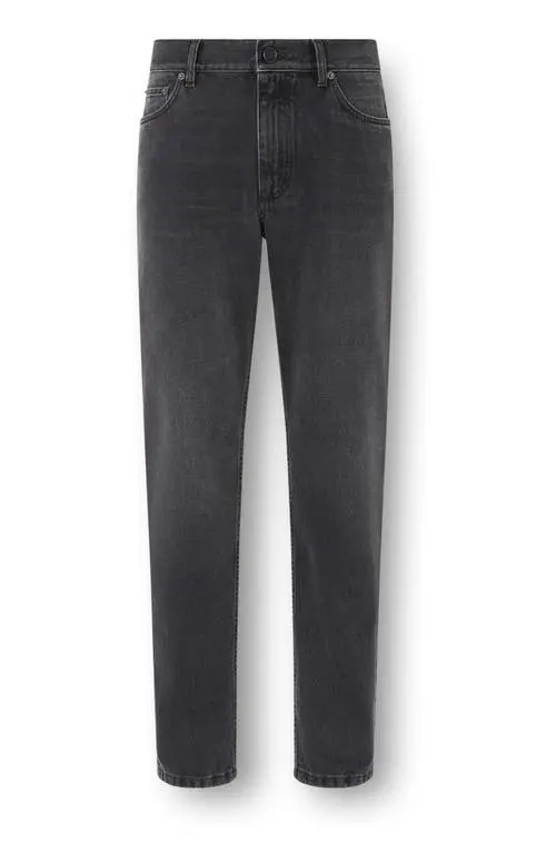 Zegna Stone-washed Roccia Cotton Jeans - Black