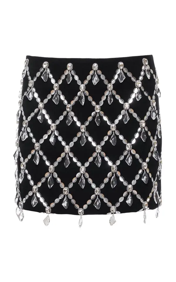 DES_PHEMMES Embellished Mini Skirt