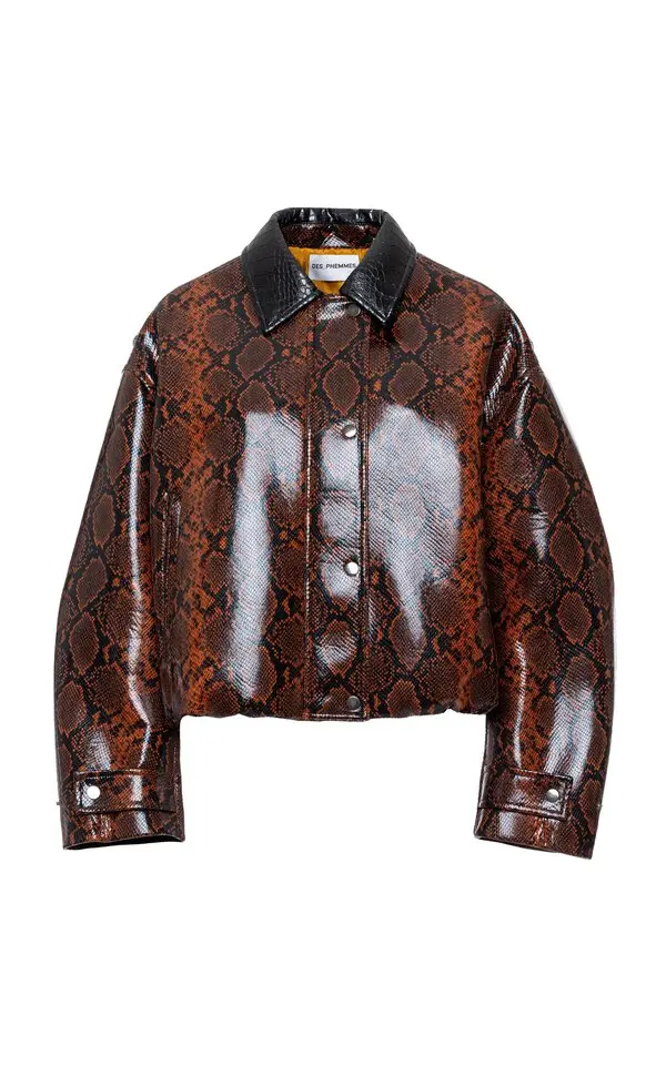 DES_PHEMMES Bomber Jacket - Red