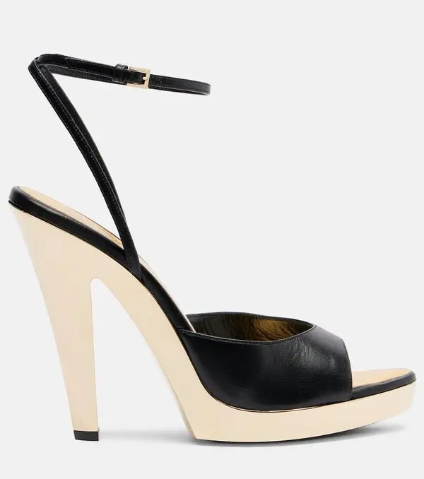 Paris Texas Gala Leather Platform Sandals