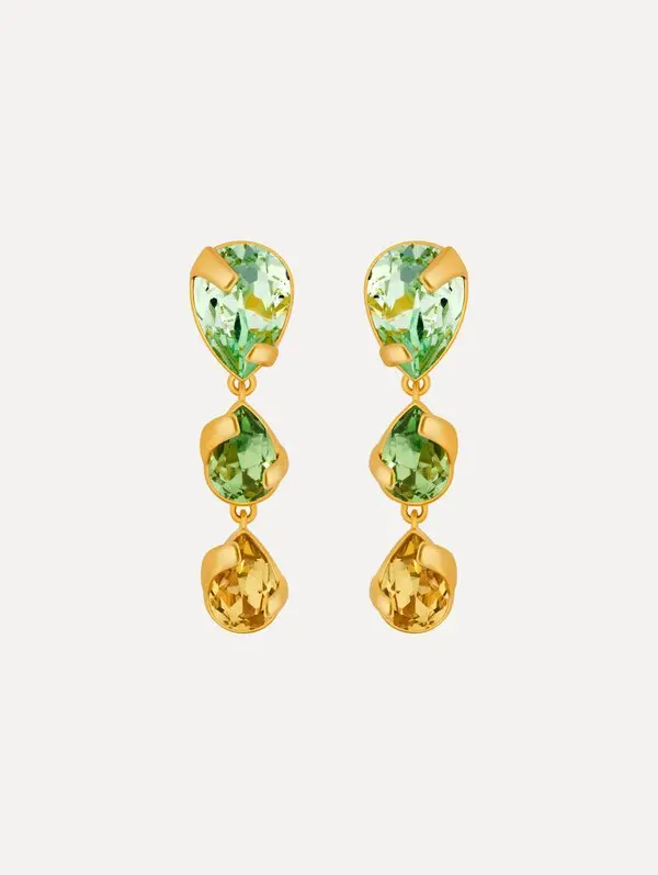 Oscar De La Renta Pear-cut Drop Earrings - One-color