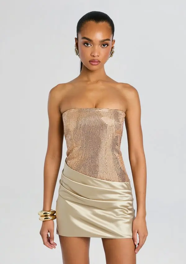 Retrofete Marieta Embellished Mini Dress