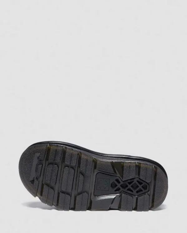 Dr. Martens Zebzag Suede Platform Sandals - Blue