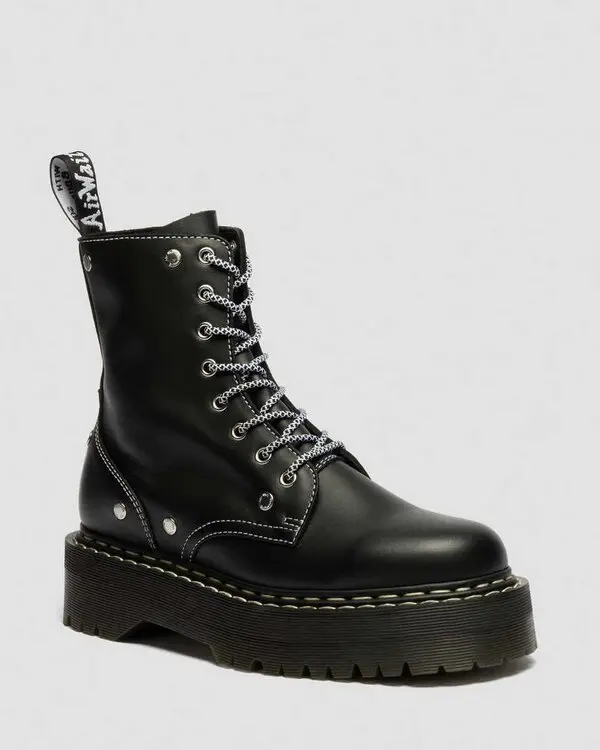 Dr. Martens Jadon Sendal Leather Platform Boots