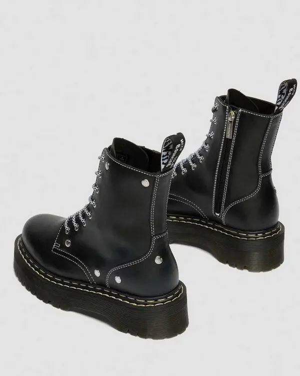 Dr. Martens Jadon Sendal Leather Platform Boots