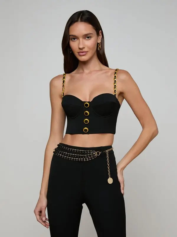 L'Agence Sophia Chain Bralette