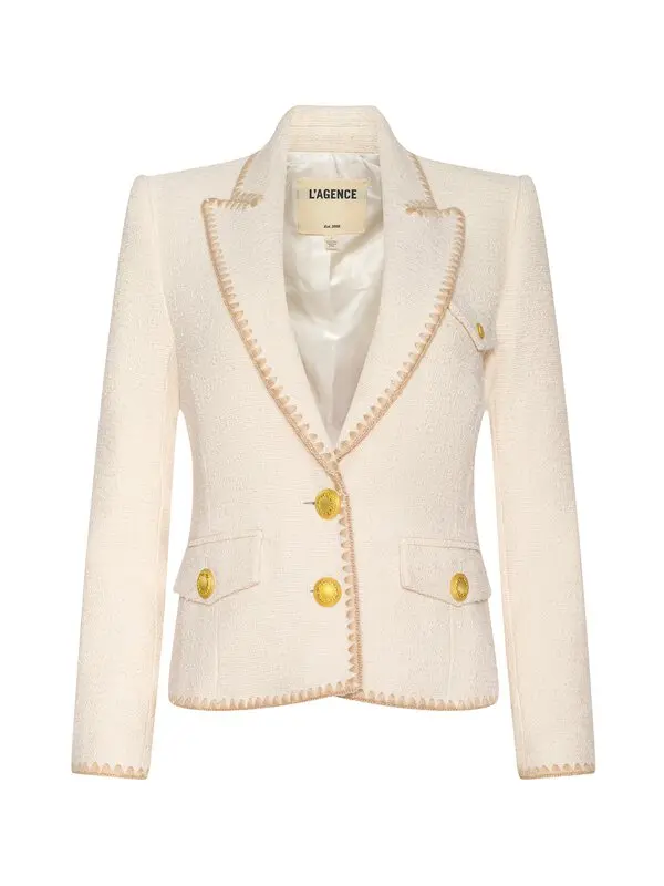 L'Agence Wylla Tweed Blazer