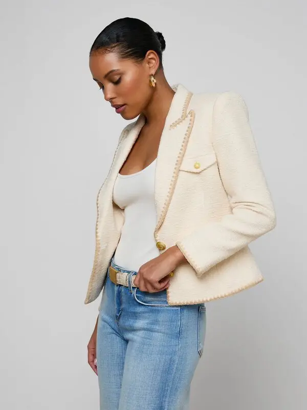 L'Agence Wylla Tweed Blazer