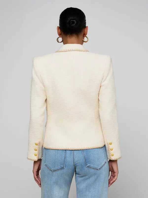 L'Agence Wylla Tweed Blazer
