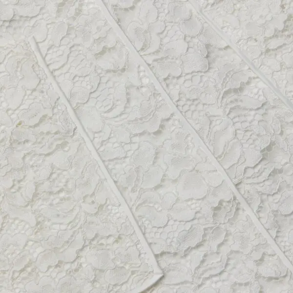 L'Agence Riven Lace Mini Skirt - Ivory