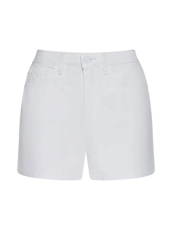 L'Agence Lissania Denim Short - Blanc
