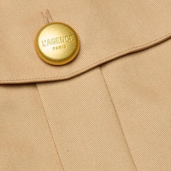 L'Agence Maelis Mini Skirt - Macadamia Brown