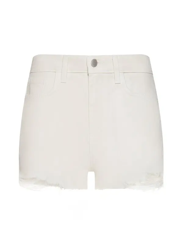 L'Agence Clark Distressed Jean Short