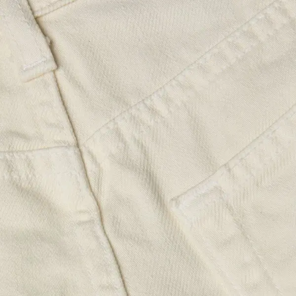 L'Agence Clark Distressed Jean Short - Light Ecru Destruct