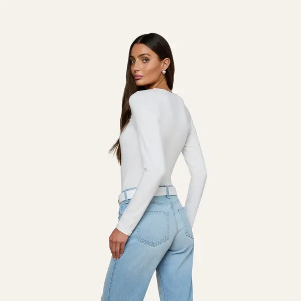 L'Agence Ruched Bodysuit